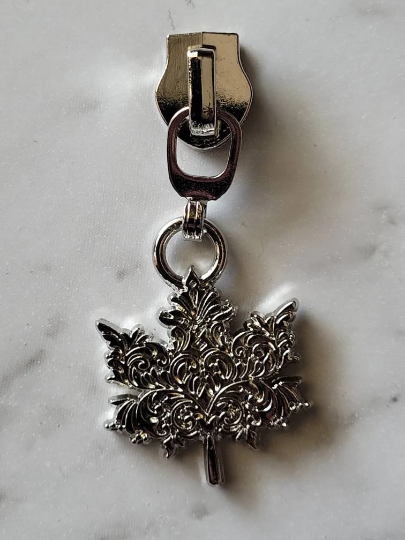 Maple Leaf Zipper Pull #5 – At The Sewing Room
